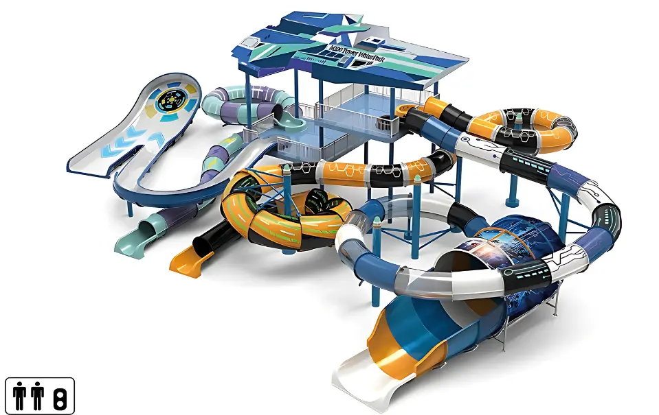 Water Space Ride - Water & Fun